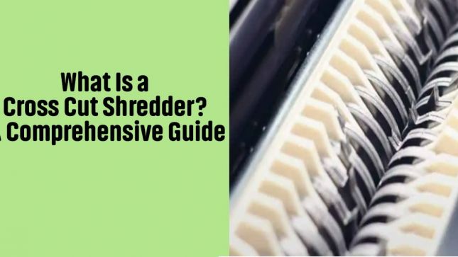 Cross Cut Shredder | sandhai.ae