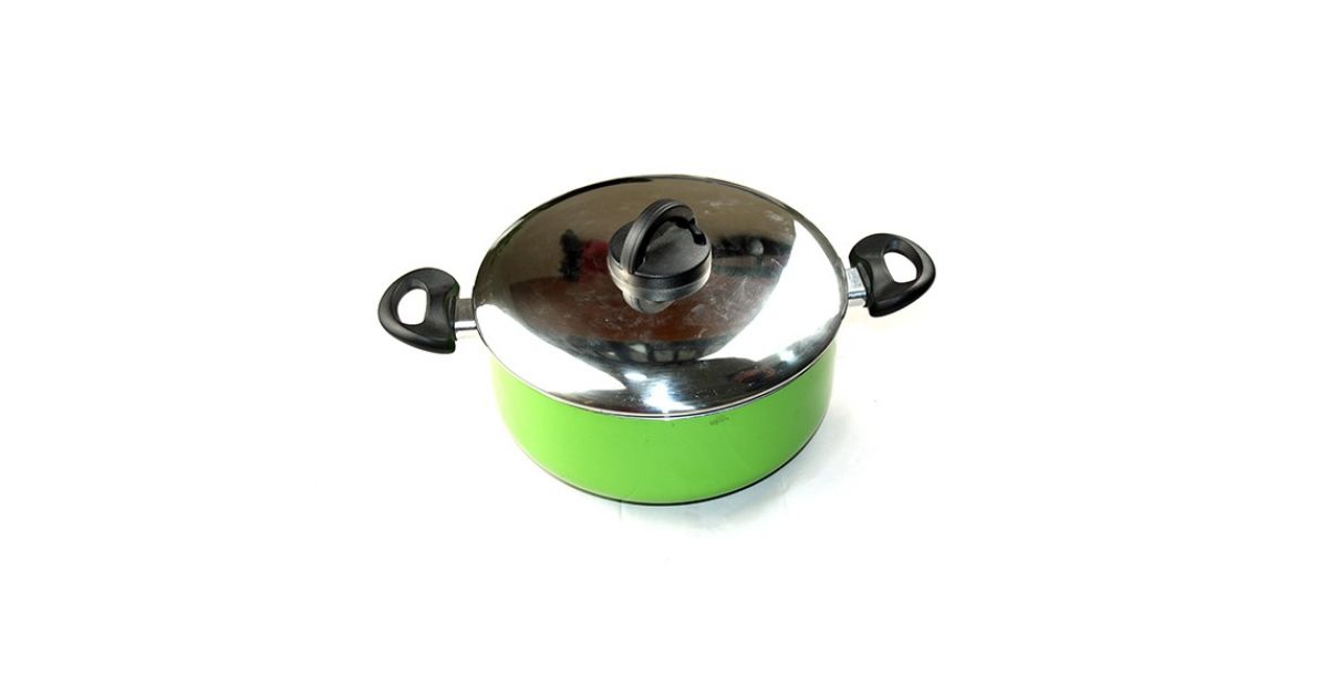 Easy Cook Cooking Pot Set 24cm With Steel Lid Store UAE | sandhai.ae