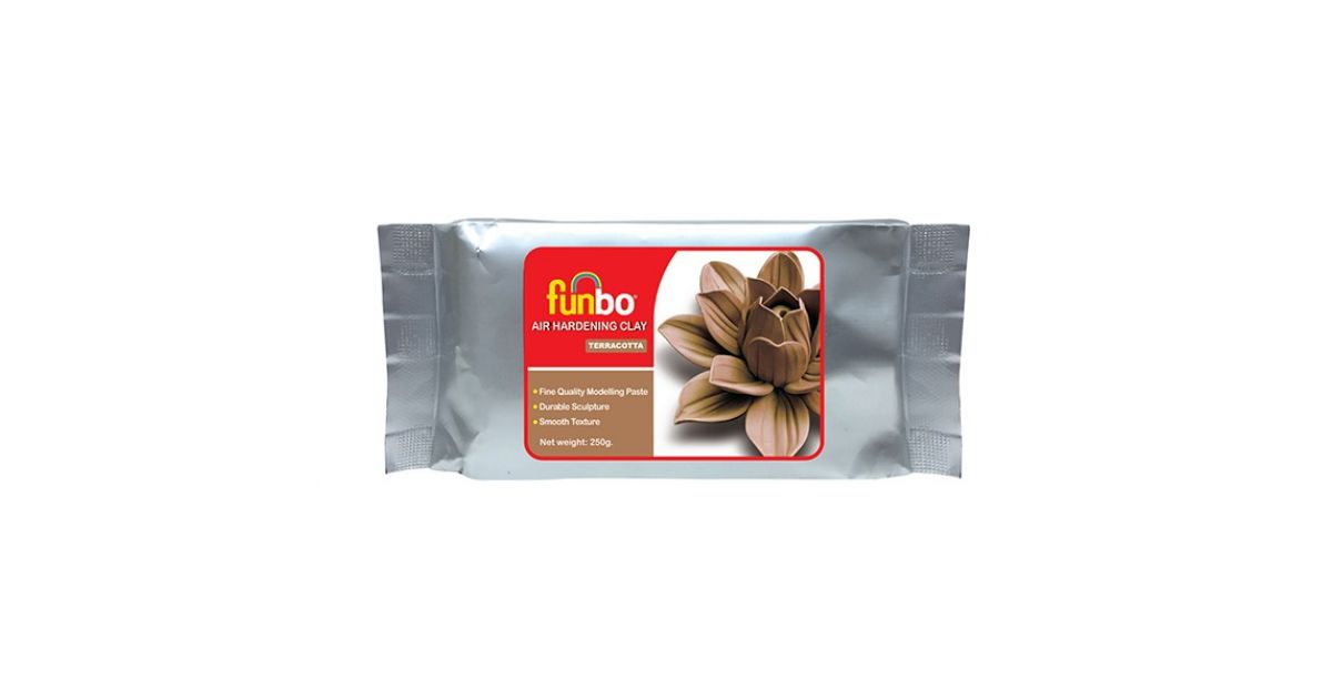 Buy Funbo Craft Clay Terracota Online Dubai |Air Dry clay | sandhai.ae