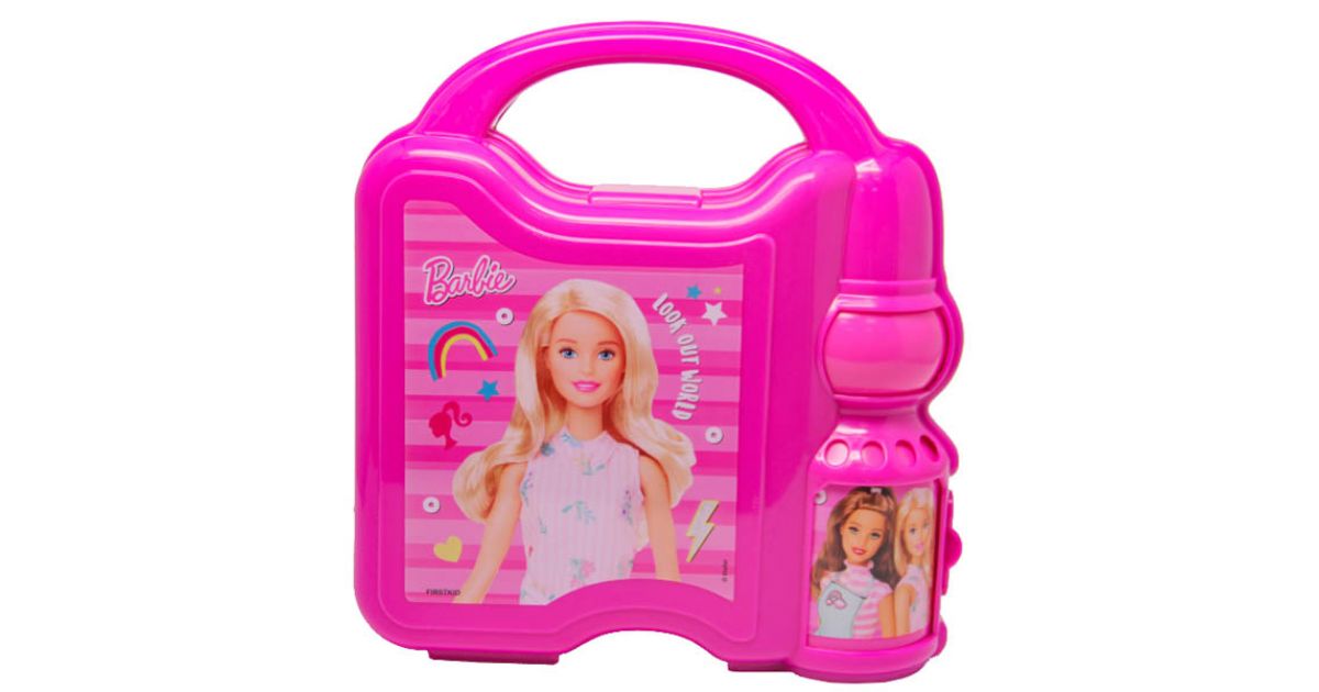 First kid Barbie Big lunch box Combo Set for kids | sandhai.ae