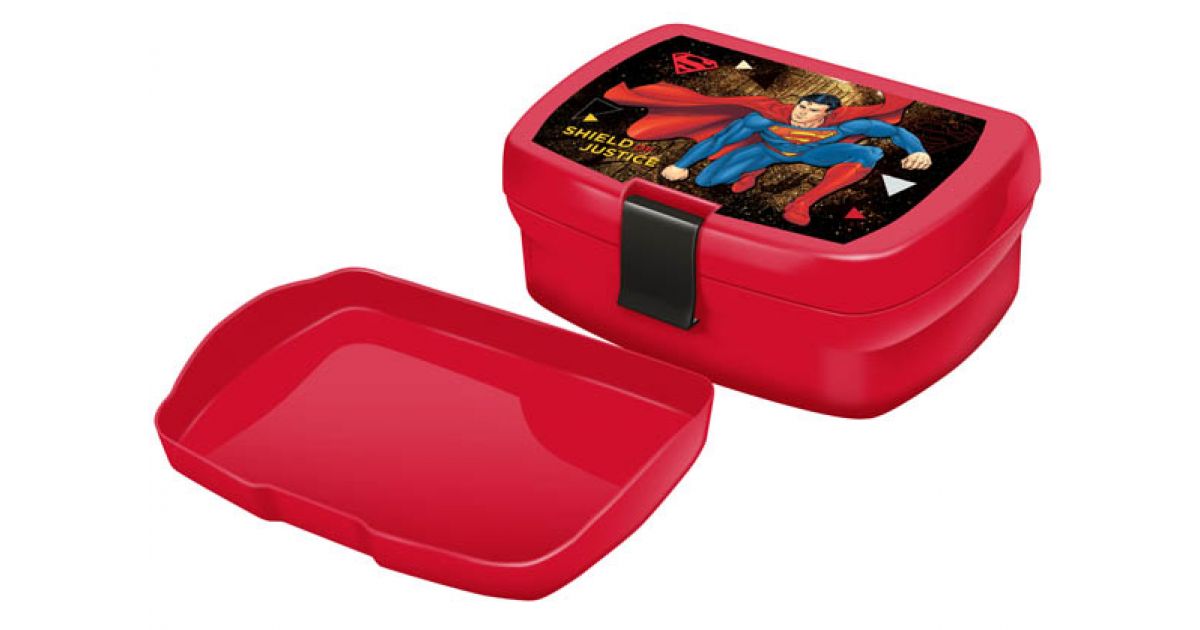 DC Superman Sandwich Boxes With Inner Tray | sandhai.ae