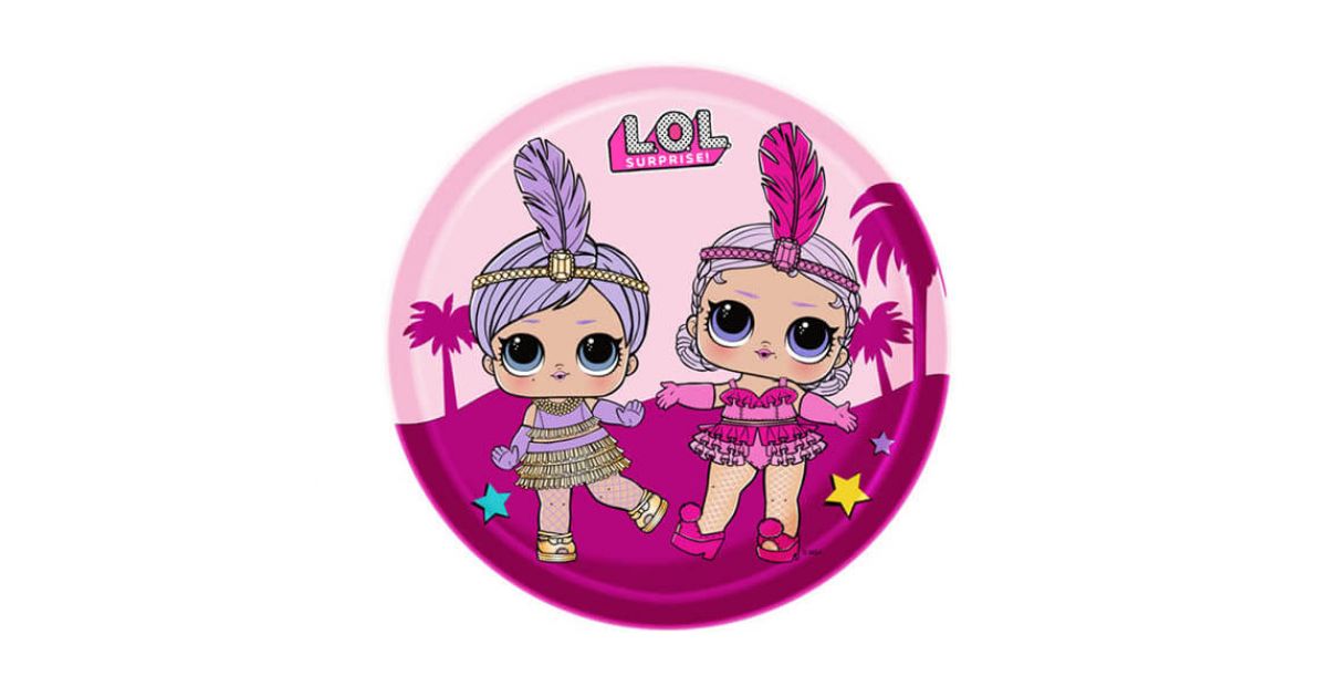 LOL Surprise! Melamine Plate | Printed Plate | sandhai.ae