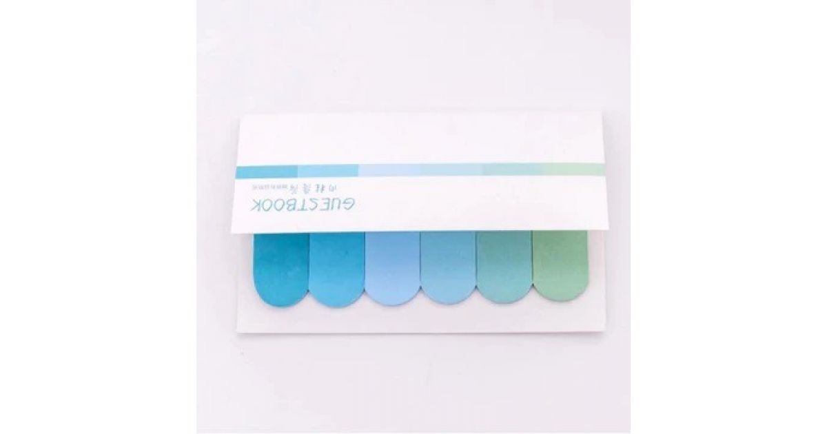 6 Colors Gradual Change Memo Notes | sandhai.ae