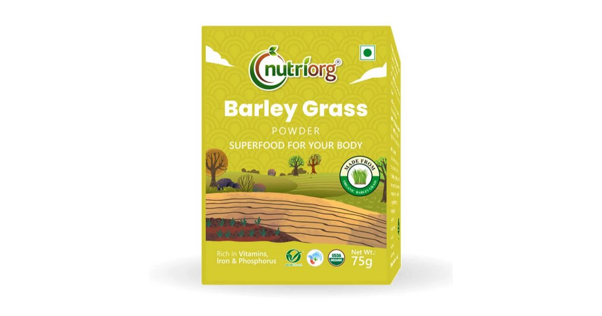 Nutriorg Certified Organic Barley Powder 75g | sandhai.ae