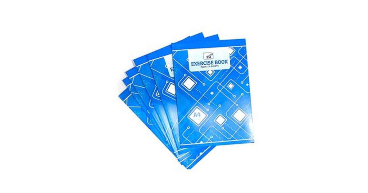 PSI Exercise Book A4 Plain - 70 Sheets - 6 Pcs | sandhai.ae