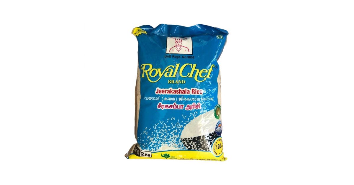 Royal Chef Jeerakashala Rice 2Kg | sandhai.ae