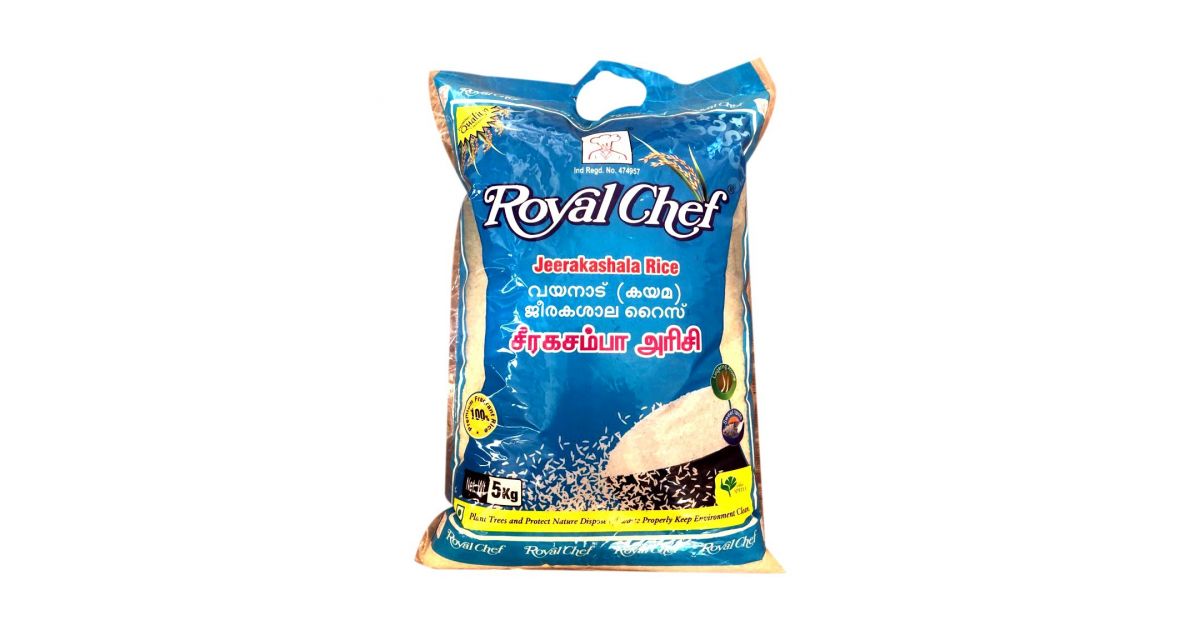 Royal Chef Jeerakashala Rice 5Kg | sandhai.ae