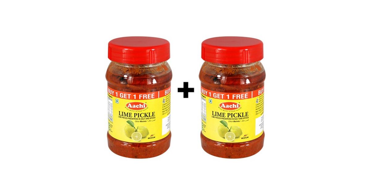 Aachi Lemon Pickle -200 gm (1+1) | sandhai.ae