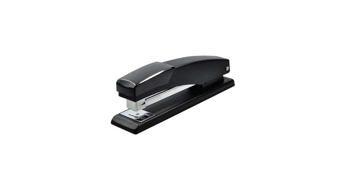 Atlas Full Strip Metal Stapler Black | sandhai.ae