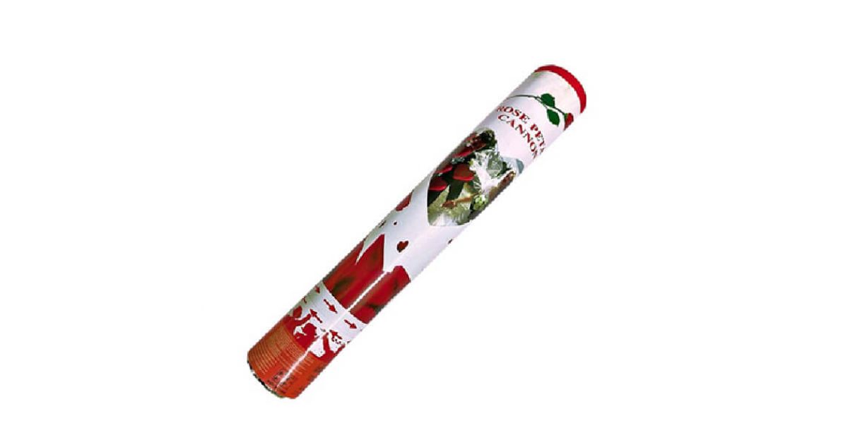 Rose Petal Party Popper Cannon 5x5x20cm | sandhai.ae