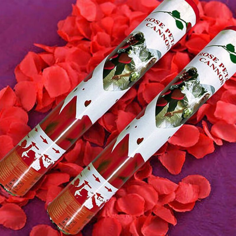 Rose Petal Party Popper Cannon 5x5x20cm | sandhai.ae