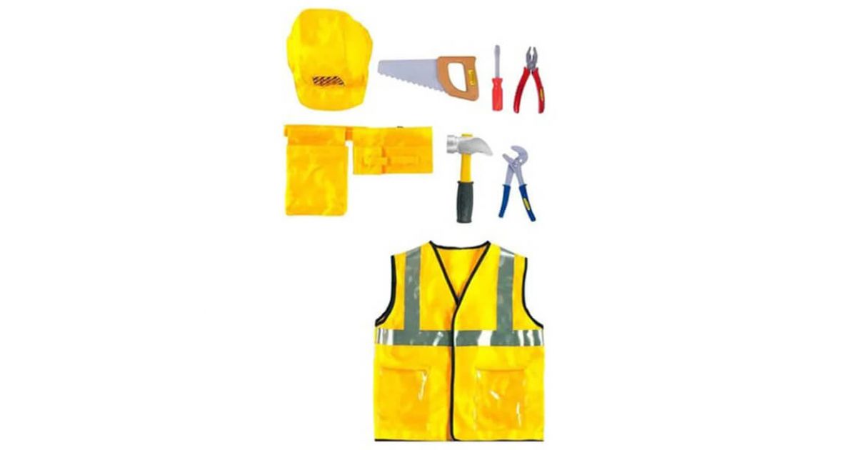 Construction Worker Dress Up Set - Nisha | sandhai.ae