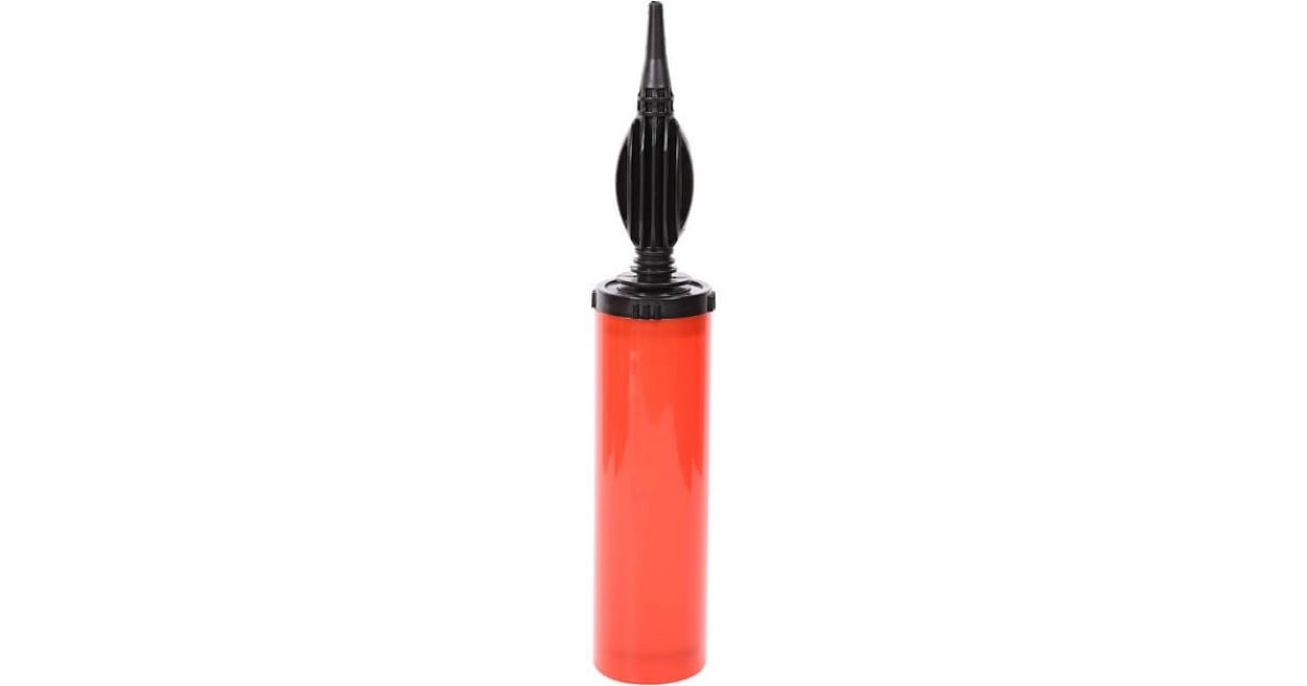 Manual Red Balloon Pump 8x23x8CM | sandhai.ae