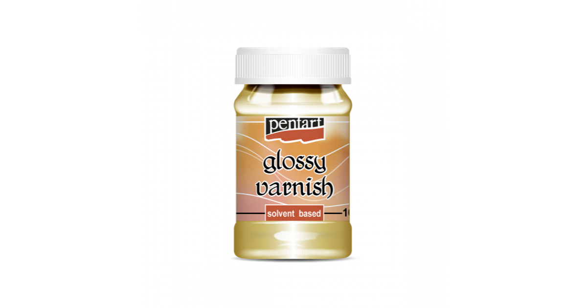 Pentart glossy varnish solvent based 100ml | sandhai.ae