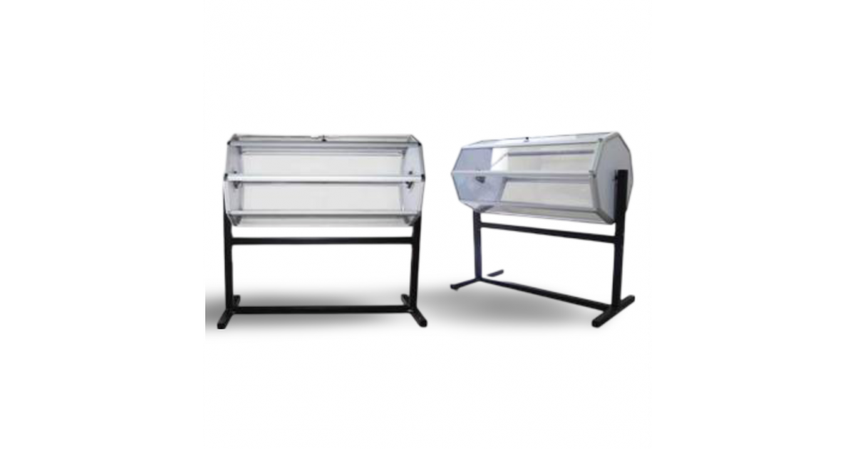 Aluminium Rotating Raffle Drum 100 x 50 cm | sandhai.ae