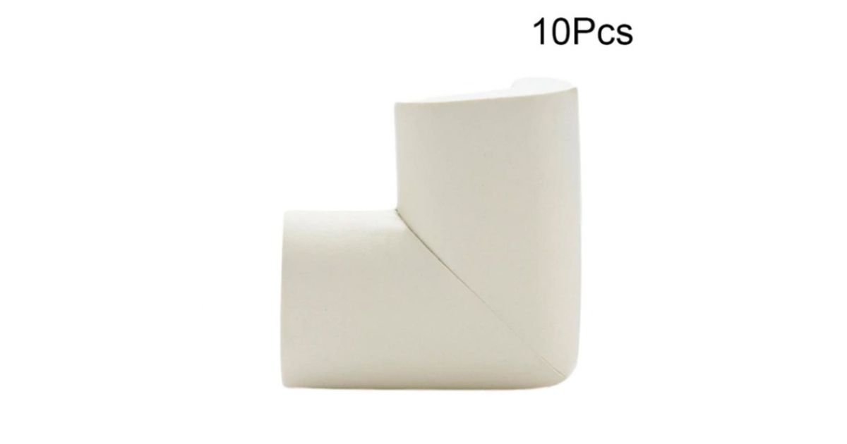 Baby Safe - Furniture Corner Bump Guards - Set of 10 - White | sandhai.ae