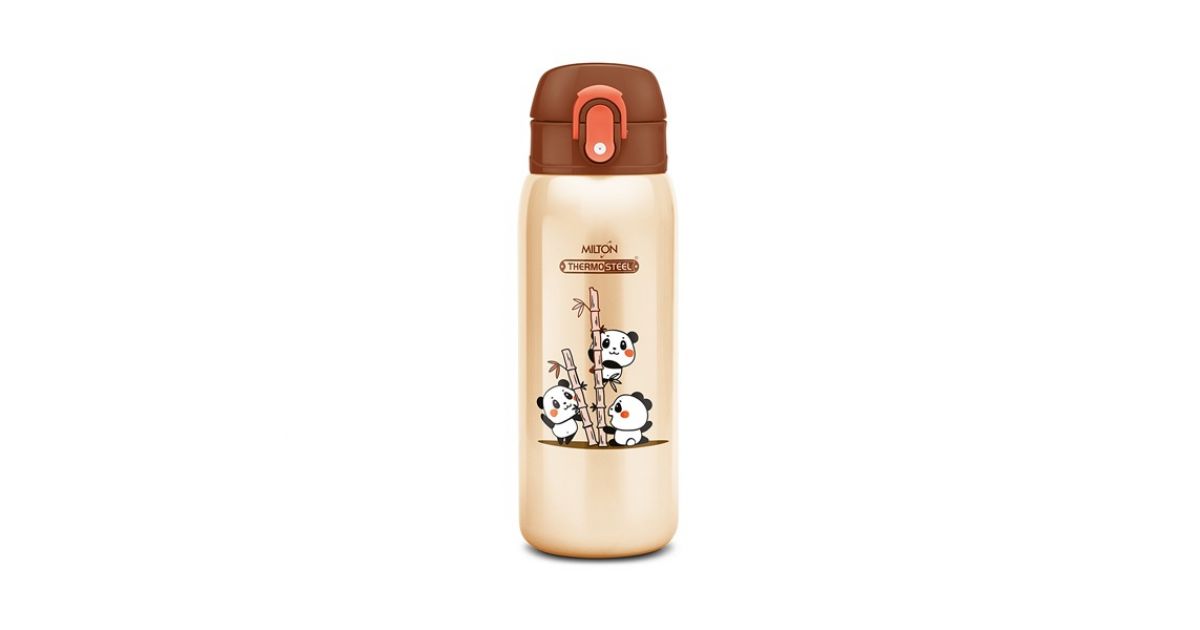 Milton Jolly Water Bottle, 390ml, Panda Ivory | sandhai.ae