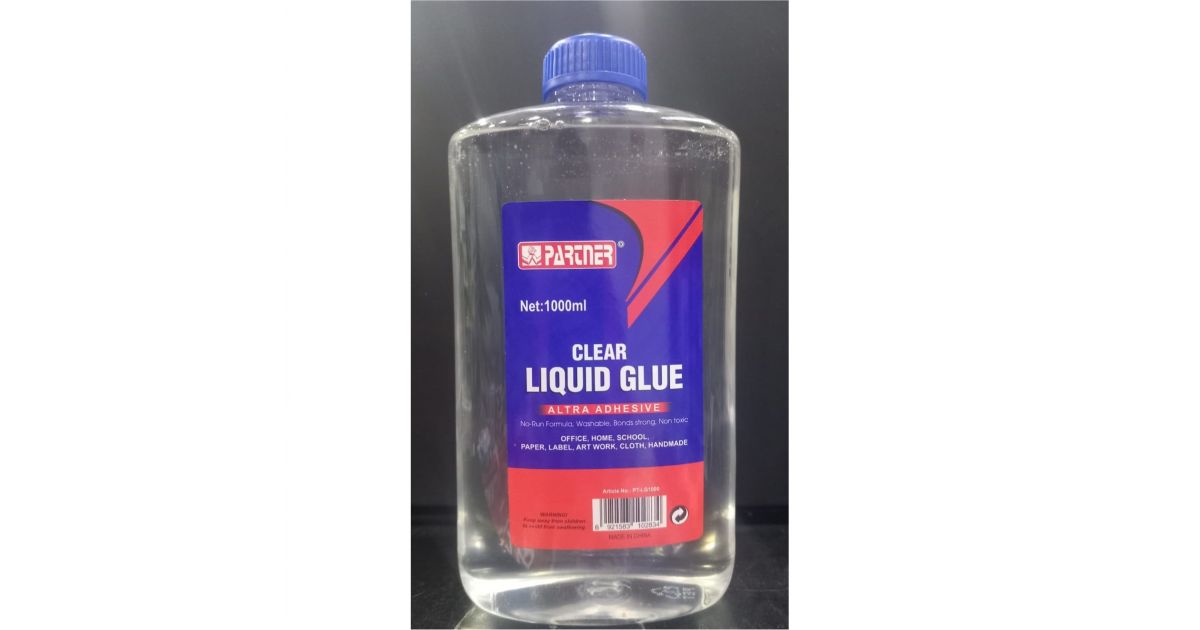 Partner Liquid Clear Glue | Fast-Dry Transparent Craft Adhesive ...